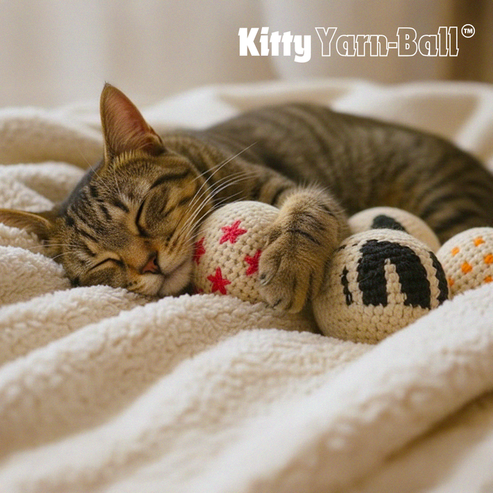 Kitty Yarn-Ball [4 pack] – Marlene's Pet Shop